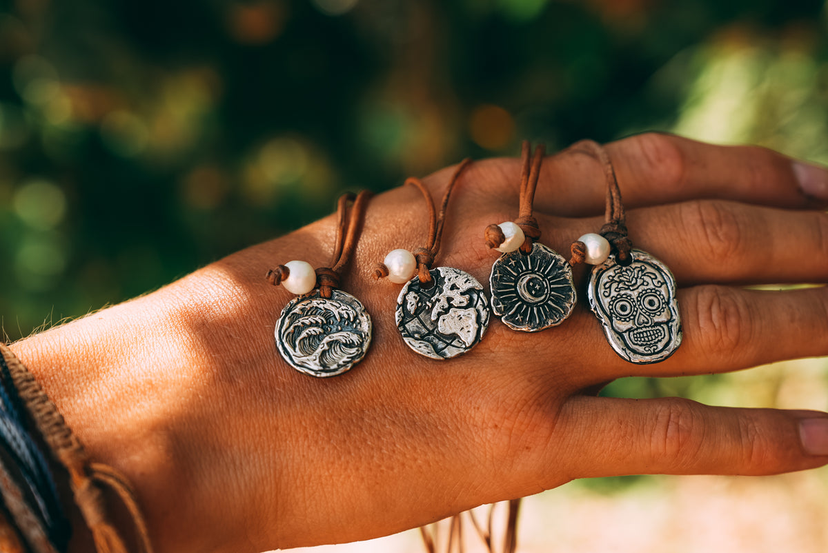 Royale Merchant Handcrafted l 925 Sterling Silver l Authentic Leather