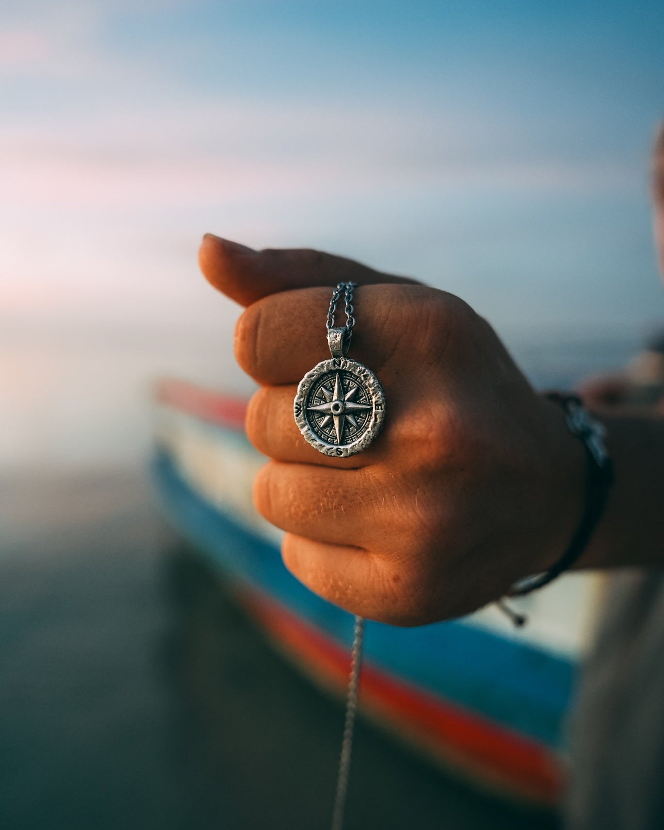 Compass Chain - Navigation Necklace for Outdoor Adventures – Royale ...