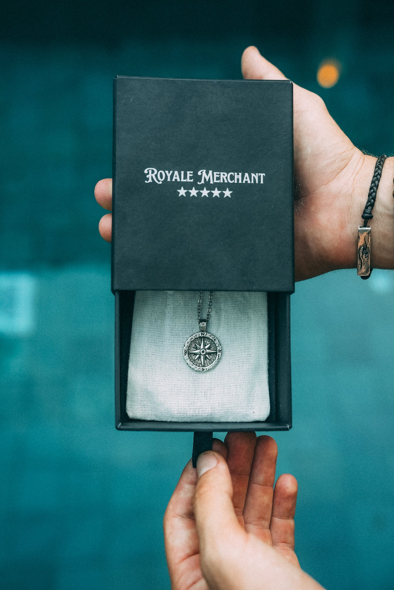 Compass Chain - Navigation Necklace for Outdoor Adventures – Royale ...