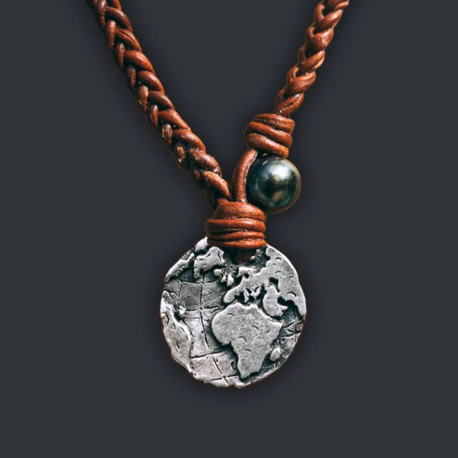 Royale Merchant Handcrafted l 925 Sterling Silver l Authentic Leather